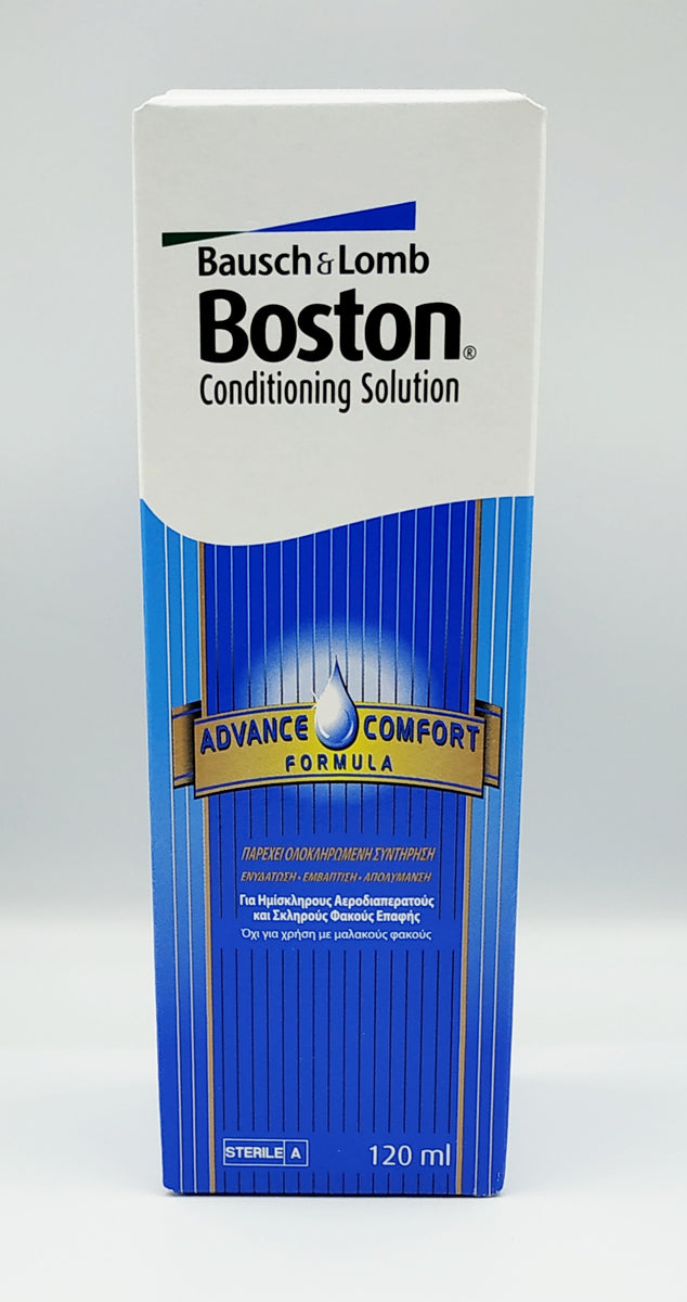 BAUSCH+LOMB BOSTON CONDITIONING SOLUTION 120ML – Omonoia Optics